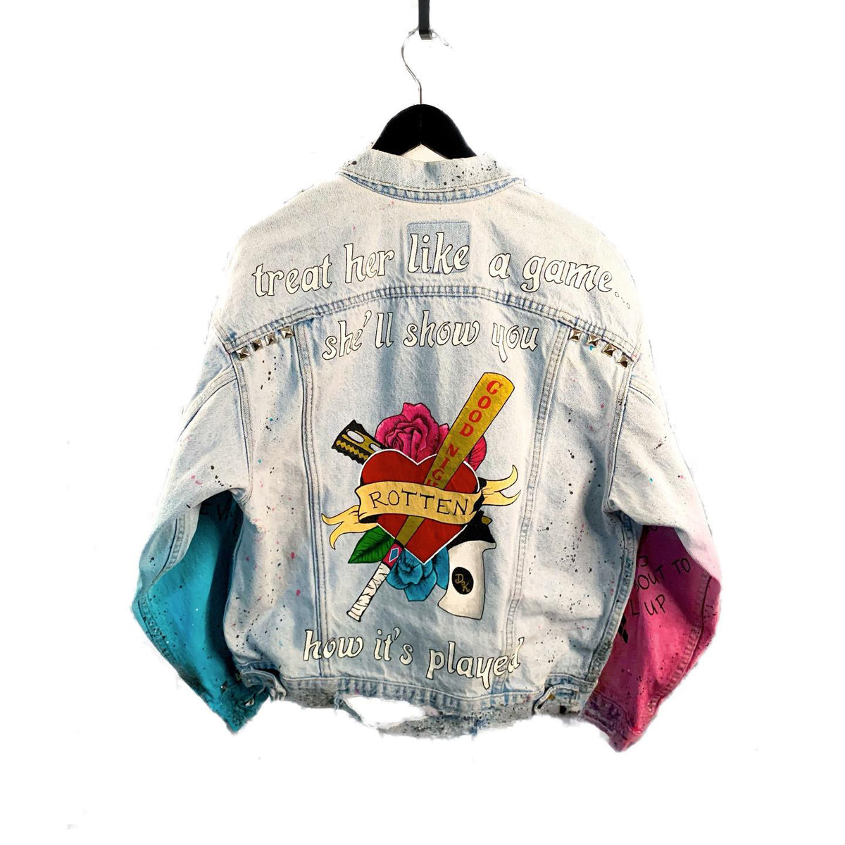 ROTTEN // Custom Denim Jacket – JWLS CUSTOMS